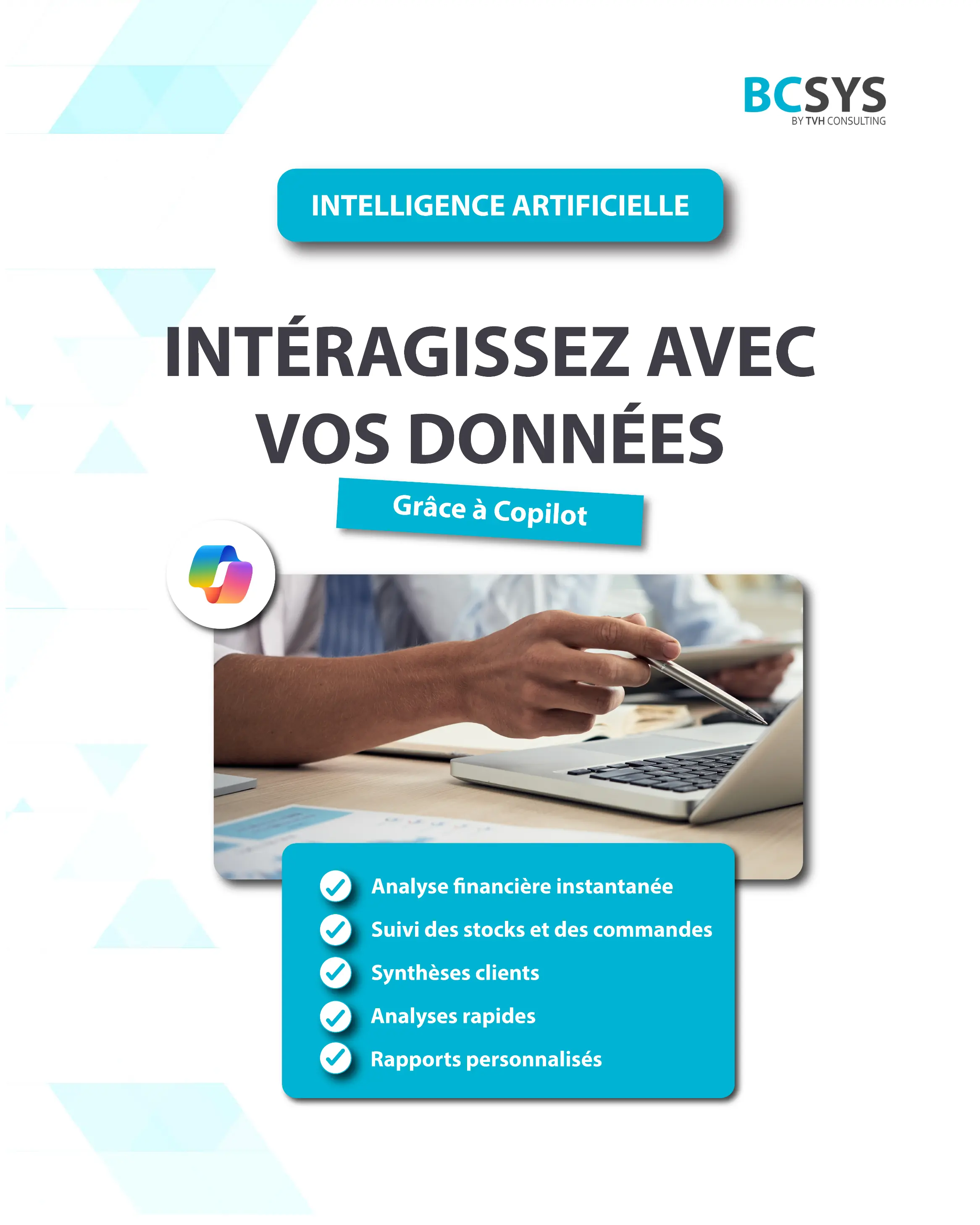 Interagissez avec vos données grâce à Copilot - BCSYS