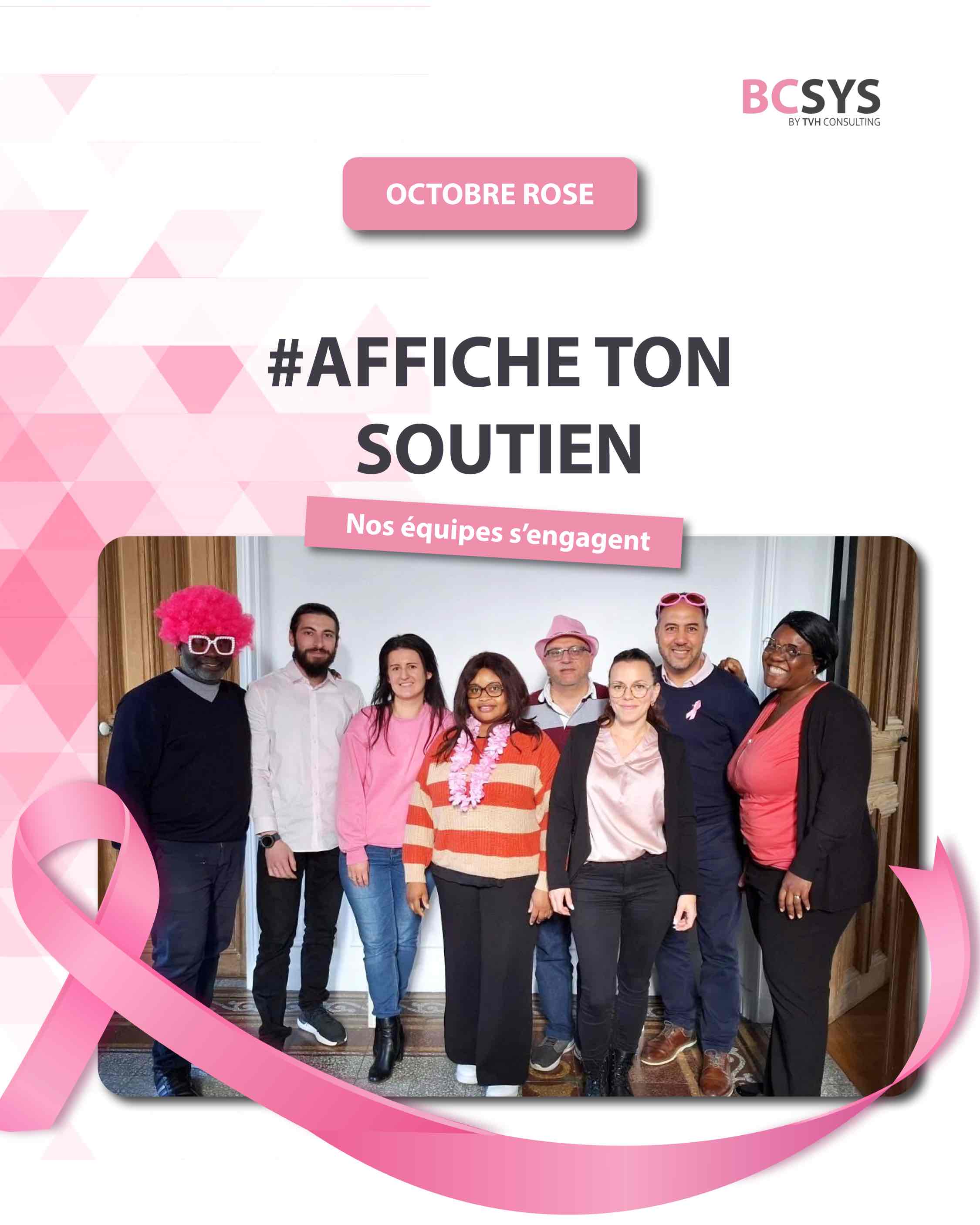 Octobre rose : nos équipes s'engagent - BCSYS