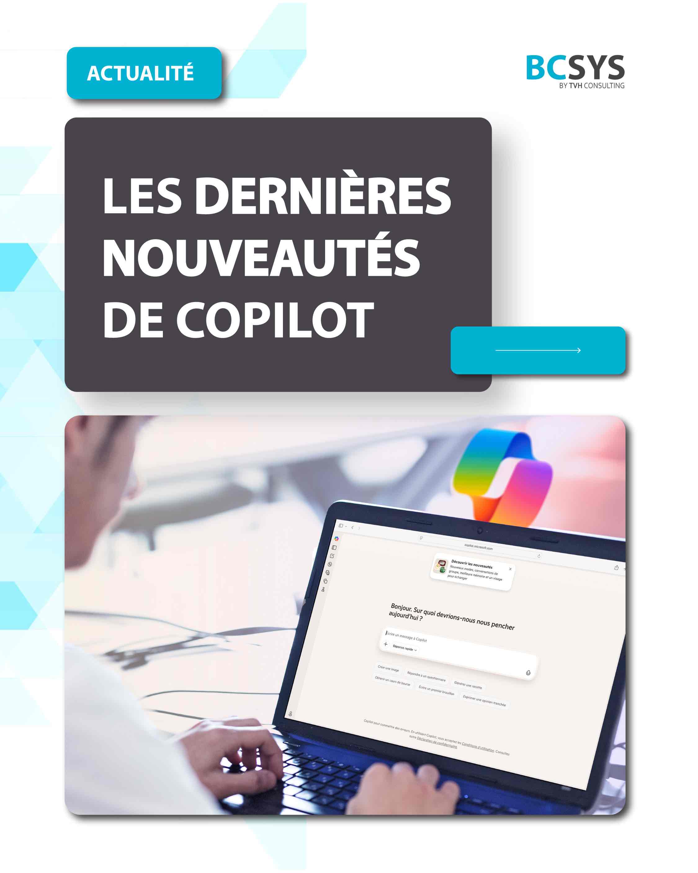Les dernières nouveautés de Copilot - BCSYS